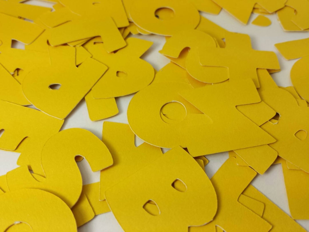 Disney Alphabet Letter Pack: YELLOW 1 Inch Letter Pack - Etsy