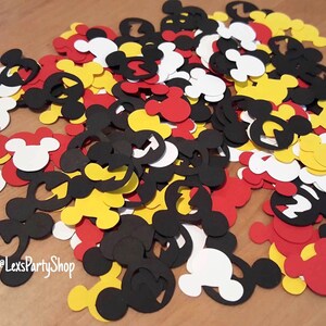 Disney Mickey Mouse Confetti: 200 Disney Mickey Mouse Custom Confetti ...