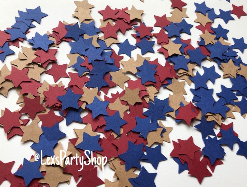 Star Confetti Fourth of July Confetti 4th of July Confetti | Etsy