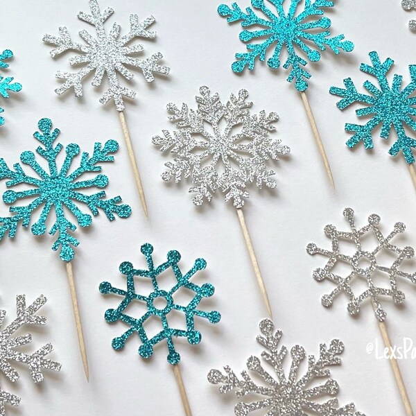 Snowflake Toppers - Etsy