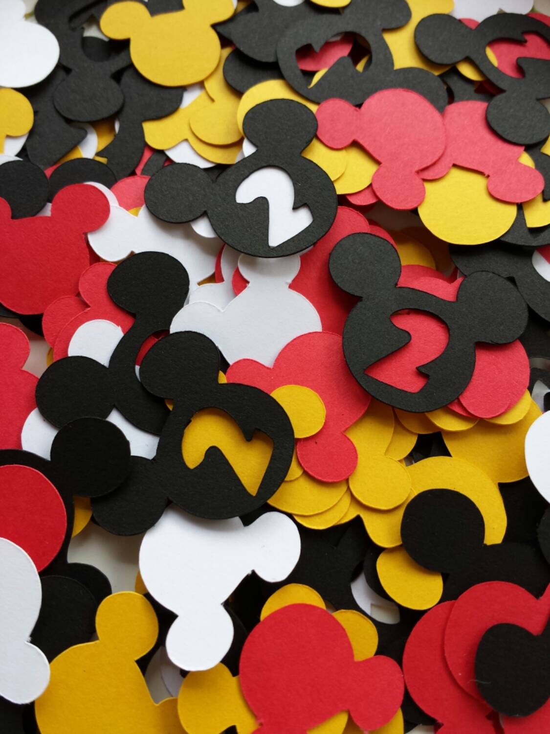 Disney Mickey Mouse Confetti: 200 Disney Mickey Mouse Custom - Etsy