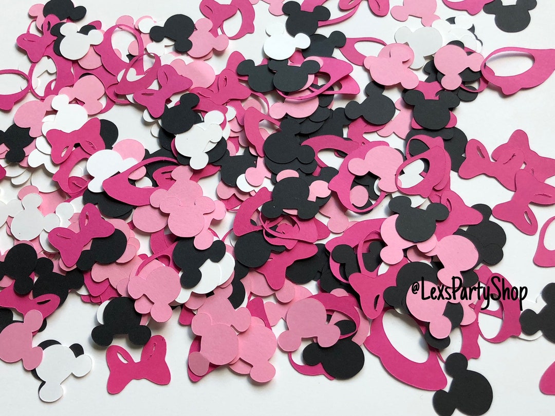 Minnie Mouse Confetti: 300-piece Disney Party Decor - Etsy