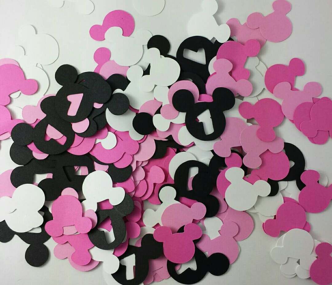 Minnie Mouse Confetti Minnie Mouse Birthday Confetti Minnie - Etsy