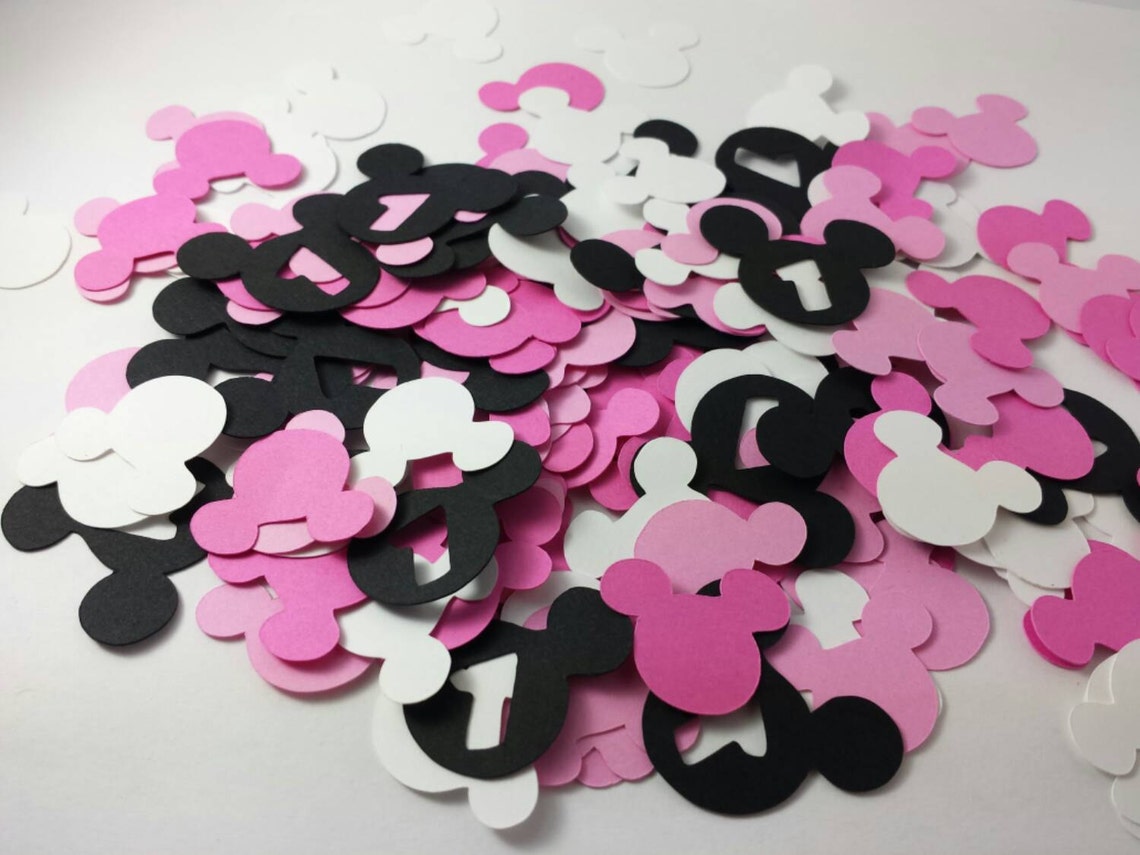 Minnie Mouse Confetti Minnie Mouse Birthday Confetti Minnie | Etsy