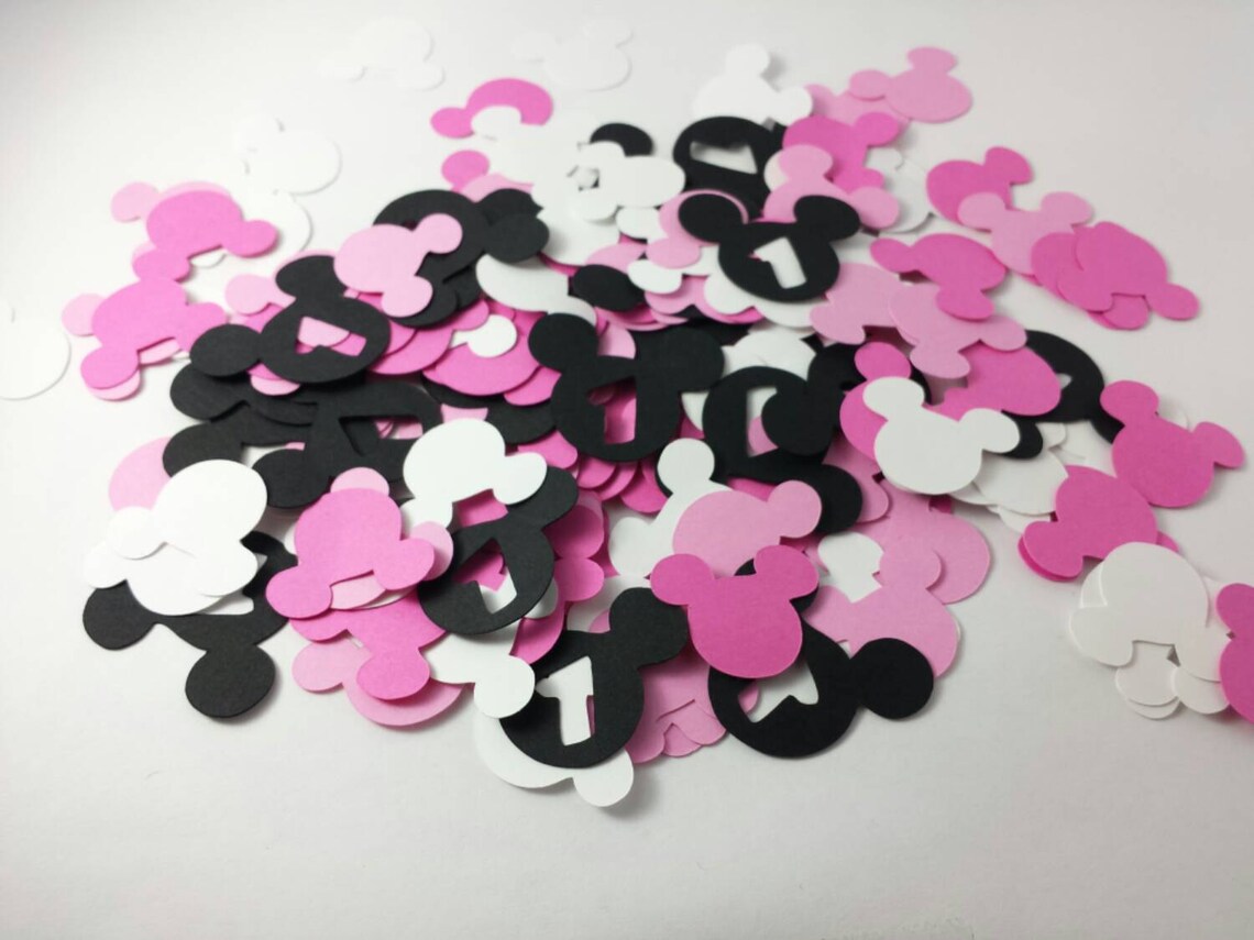 Minnie Mouse Confetti Minnie Mouse Birthday Confetti Minnie | Etsy