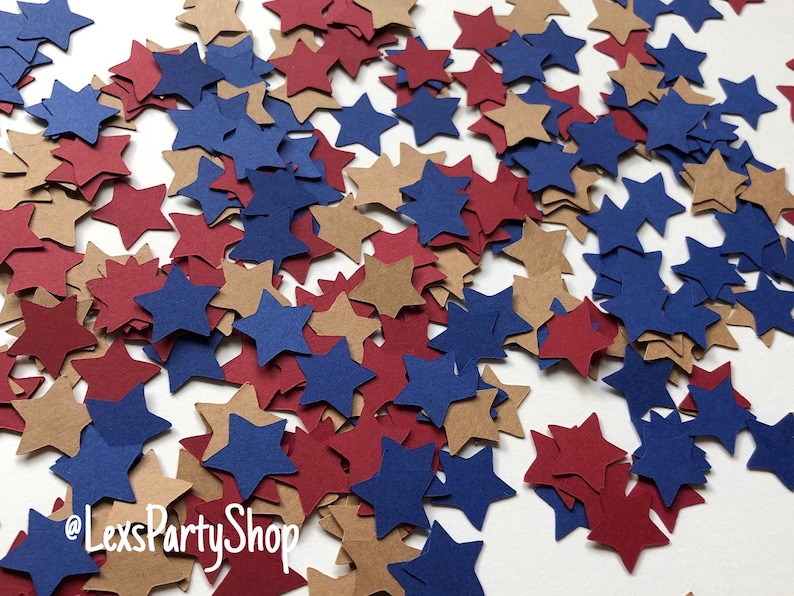 Star Confetti Fourth of July Confetti 4th of July Confetti | Etsy