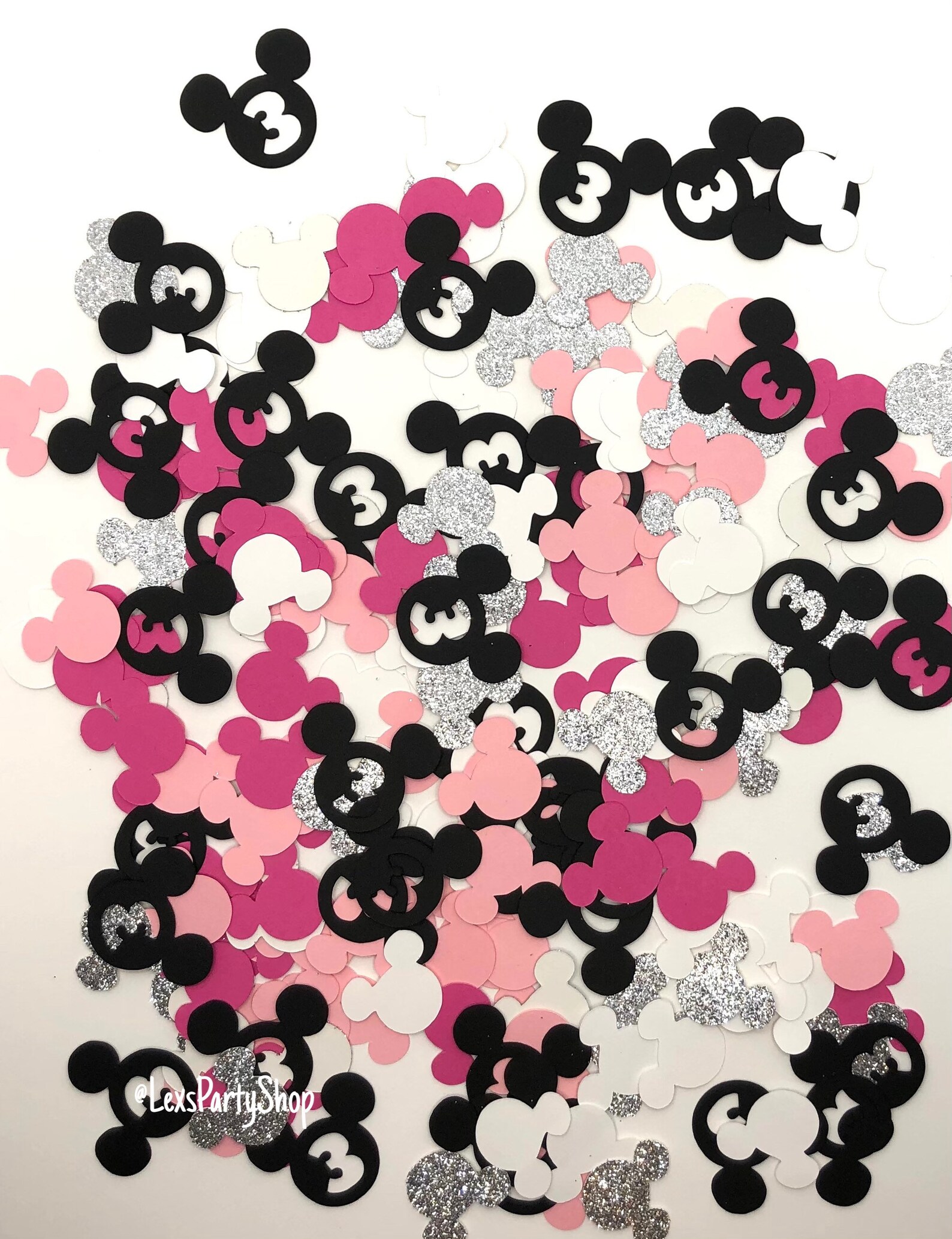 Minnie Mouse Confetti: Third Birthday Confetti - Etsy