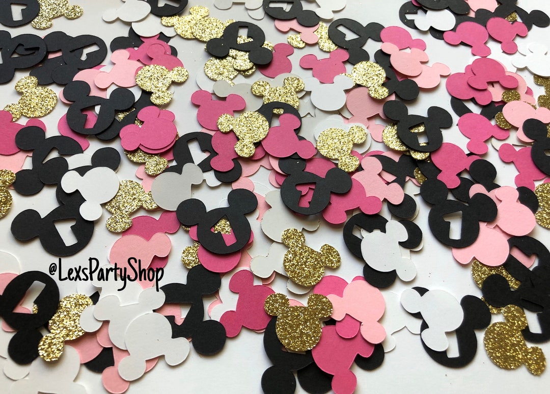 Minnie Mouse Confetti Minnie Mouse Birthday Confetti FIRST - Etsy