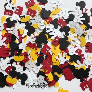 Mickey Mouse Confetti: 300 Disney Mickey Mouse Custom Confetti Pieces ...