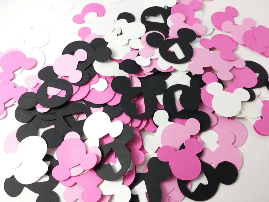 Minnie Mouse Confetti Minnie Mouse Birthday Confetti Minnie | Etsy