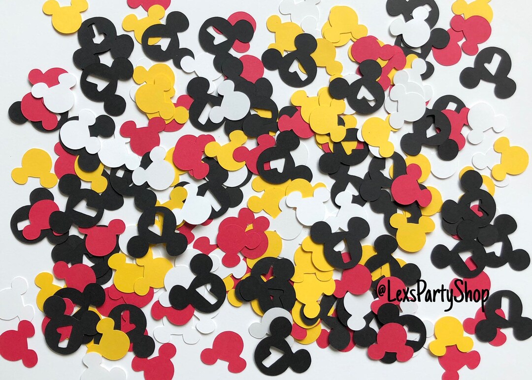 Mickey Mouse Confetti: 1st Birthday 200 Disney Mickey Mouse Confetti ...