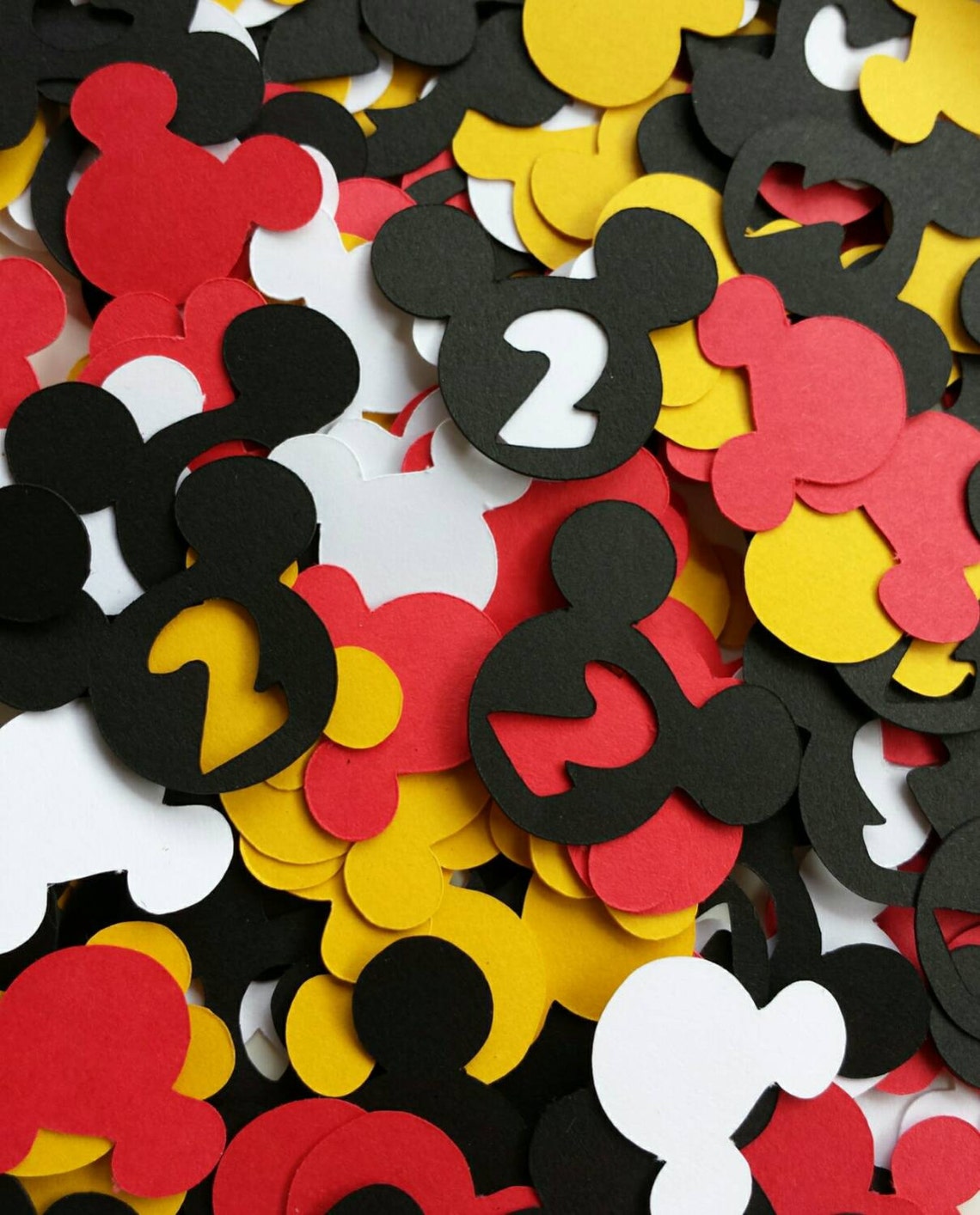 Disney Mickey Mouse Confetti: 200 Disney Mickey Mouse Custom - Etsy