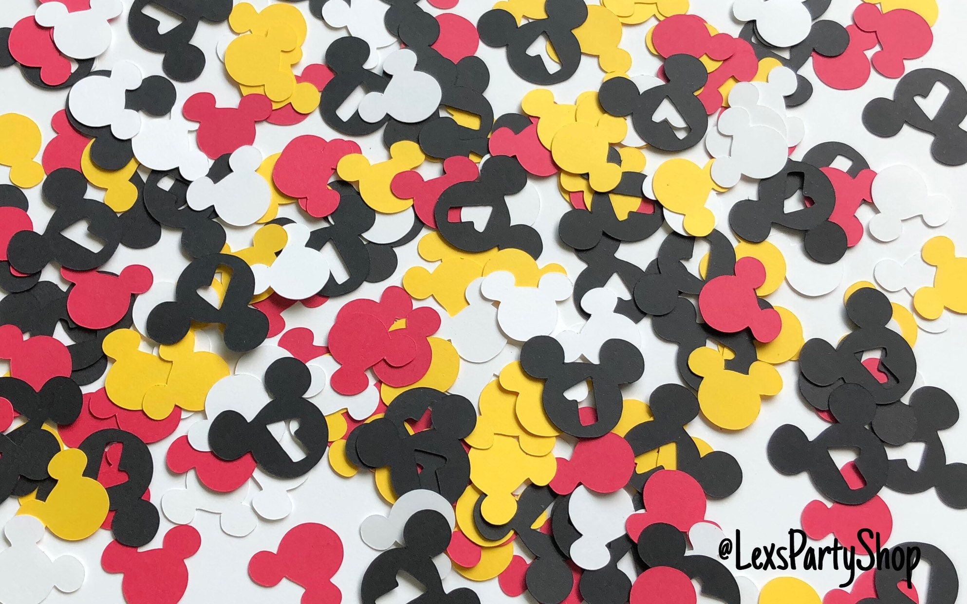 Mickey Mouse Confetti 200 Pieces | Etsy