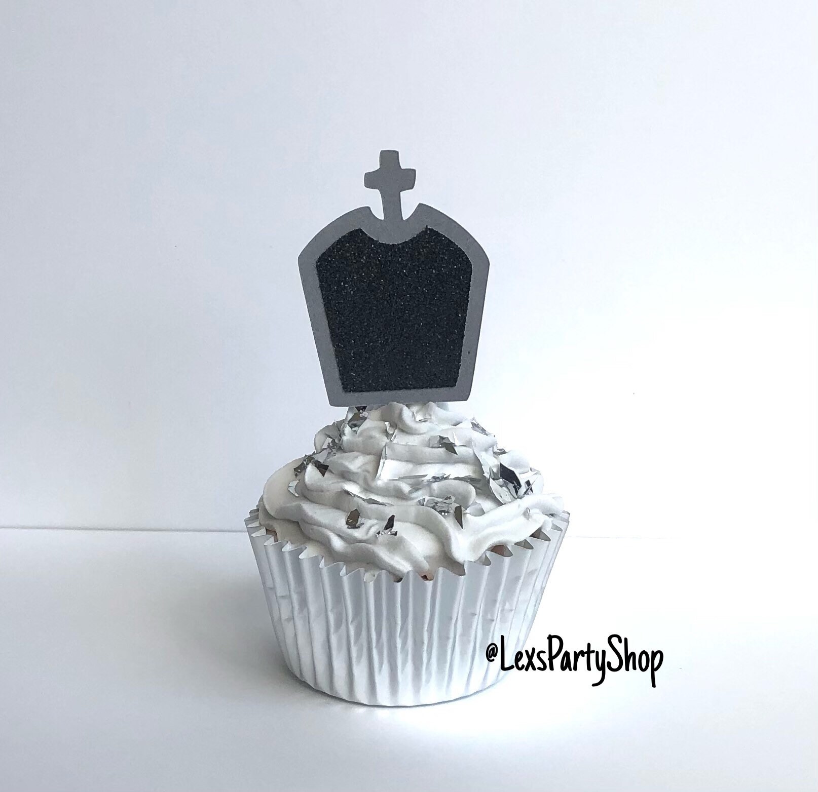 Tombstone Toothpick Toppers: 12 Cupcake Toppers Halloween | Etsy