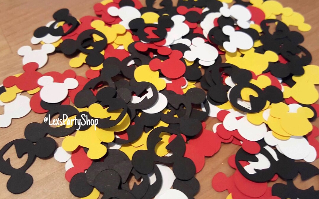 Disney Mickey Mouse Confetti: 200 Disney Mickey Mouse Custom Confetti ...