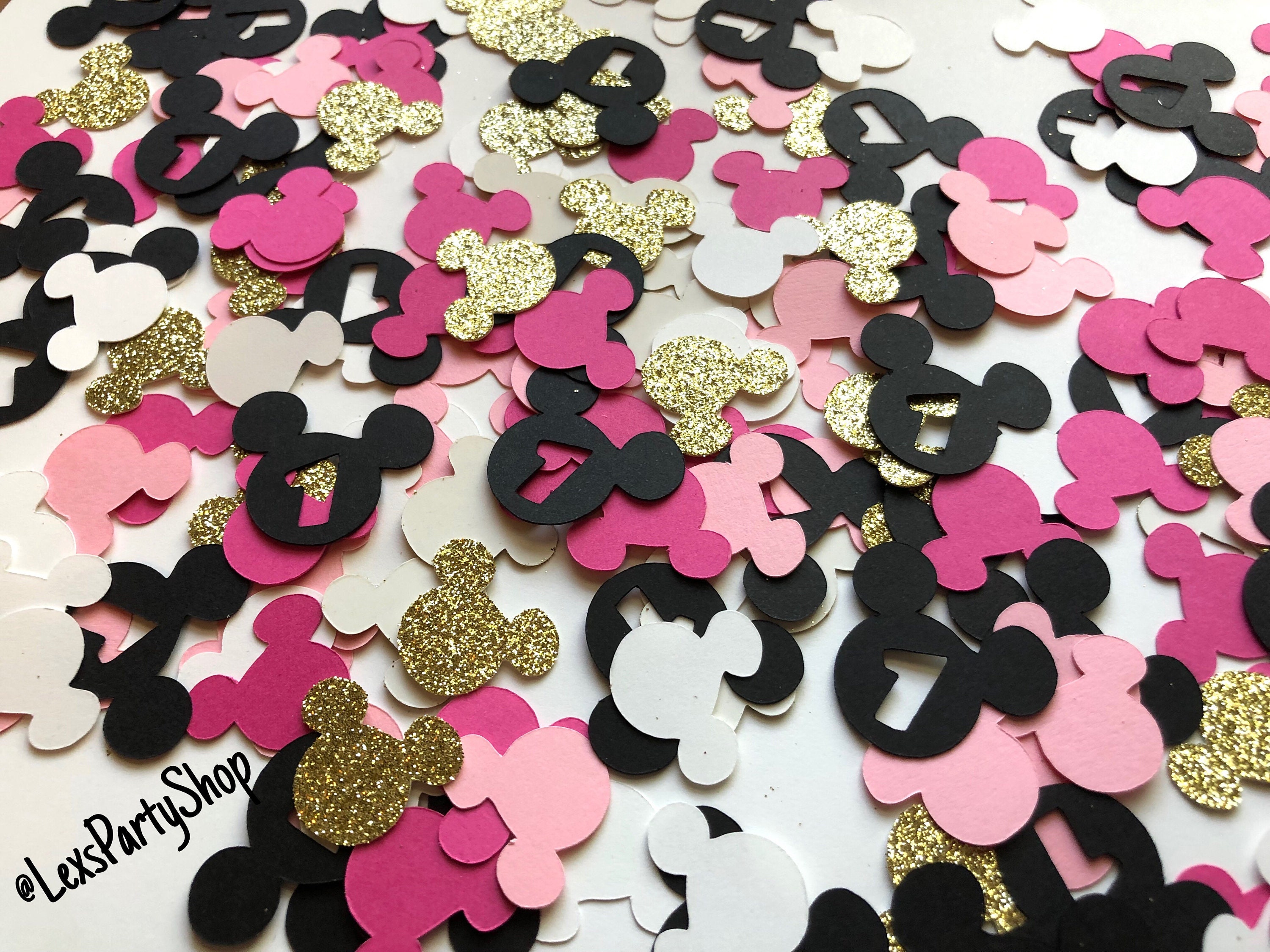 Minnie Mouse Confetti Minnie Mouse Birthday Confetti FIRST | Etsy