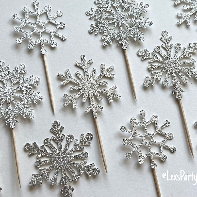Snowflake Toppers - Etsy