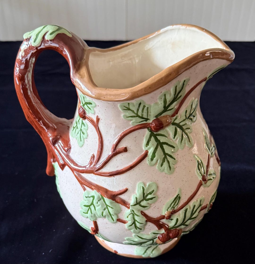 Acorn Oak Pitcher - Etsy