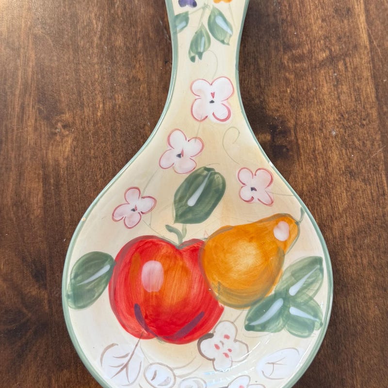 Apple Spoon Rest - Etsy