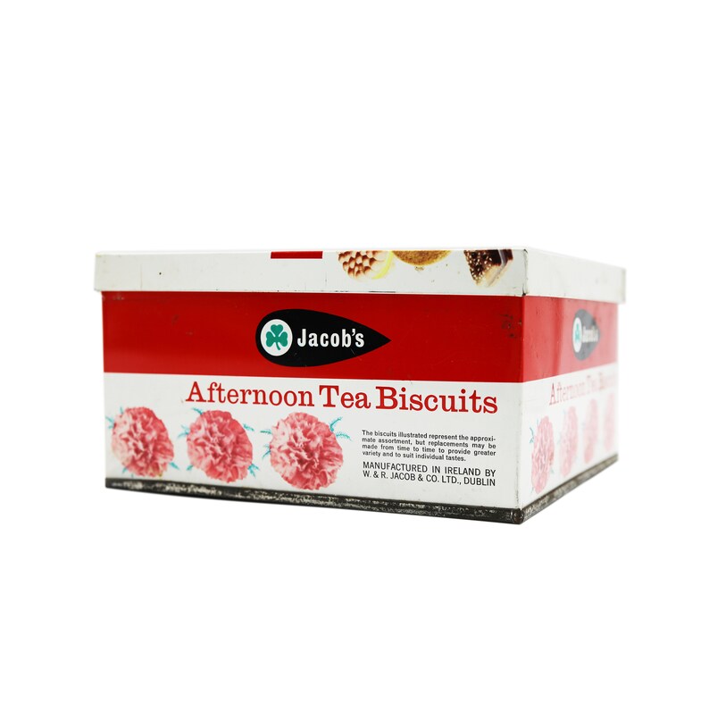 Vintage Jacob's Afternoon Tea Biscuits Tin Manufactured | Etsy