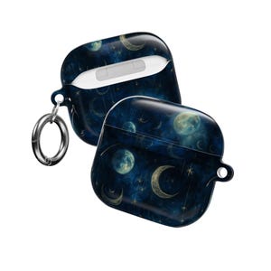 Celestial AirPod Case: Moon & Stars Design - Space Lover Gift - Etsy