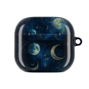 Celestial AirPod Case: Moon & Stars Design - Space Lover Gift - Etsy