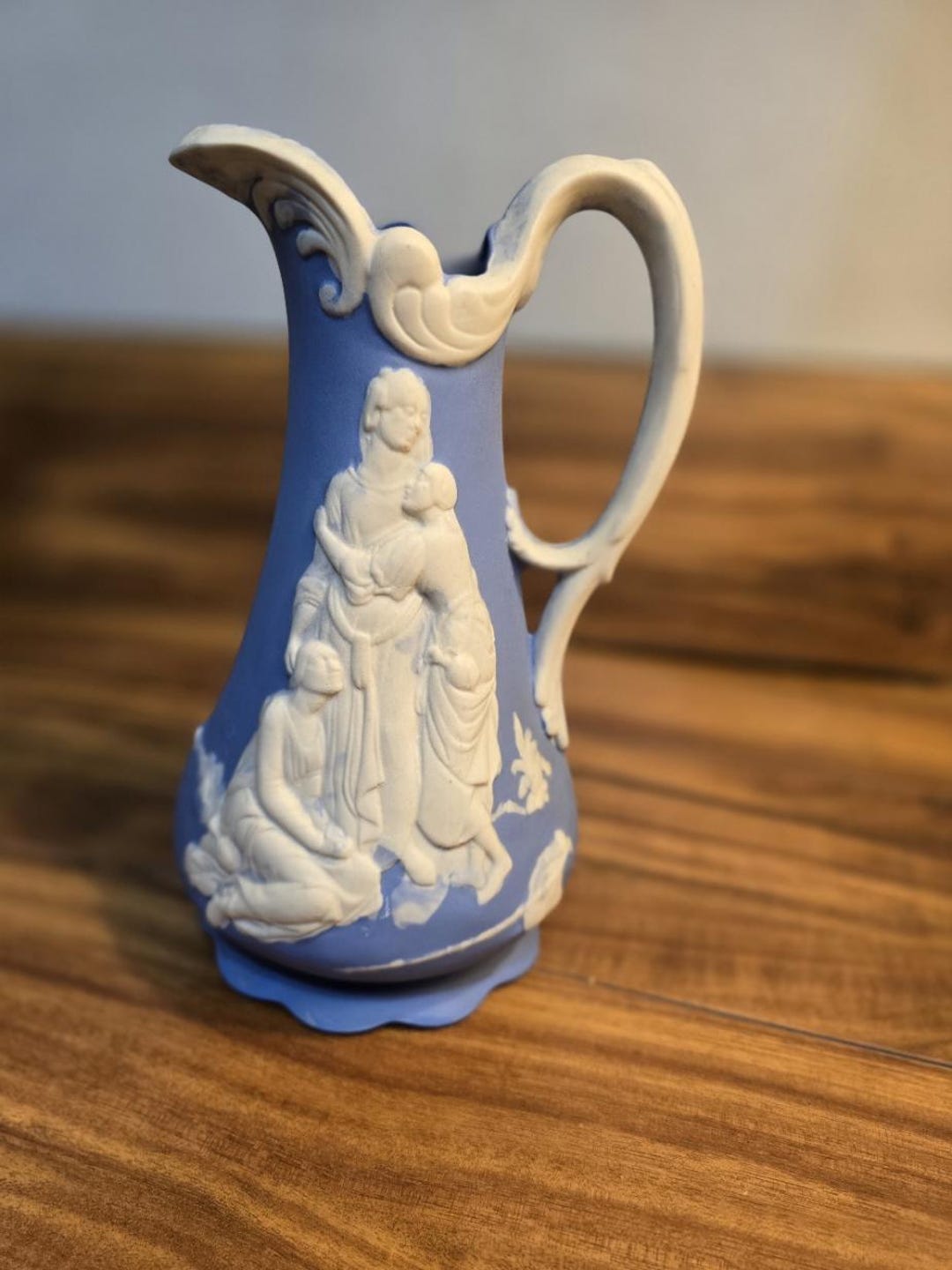 Antique Parian Ware Ewer: Samuel Alcock, Naomi Relief Jug - Etsy