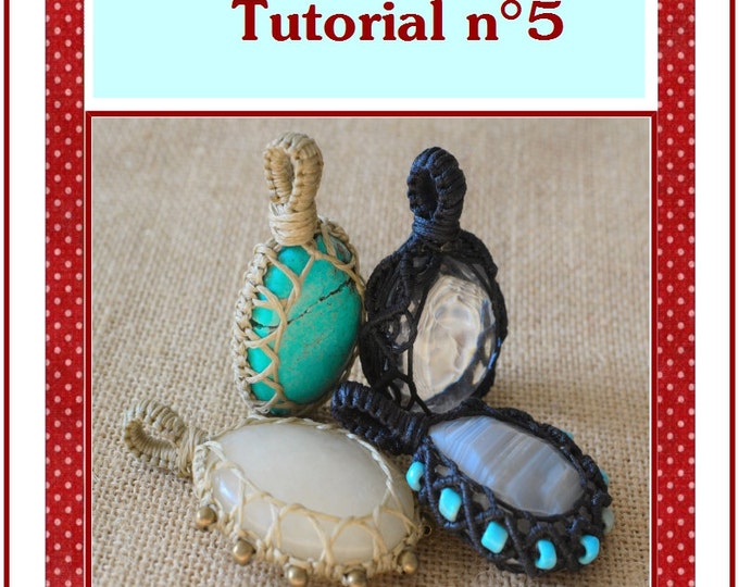 New Macrame Stone Wrapping Tutorial N 5 - Etsy