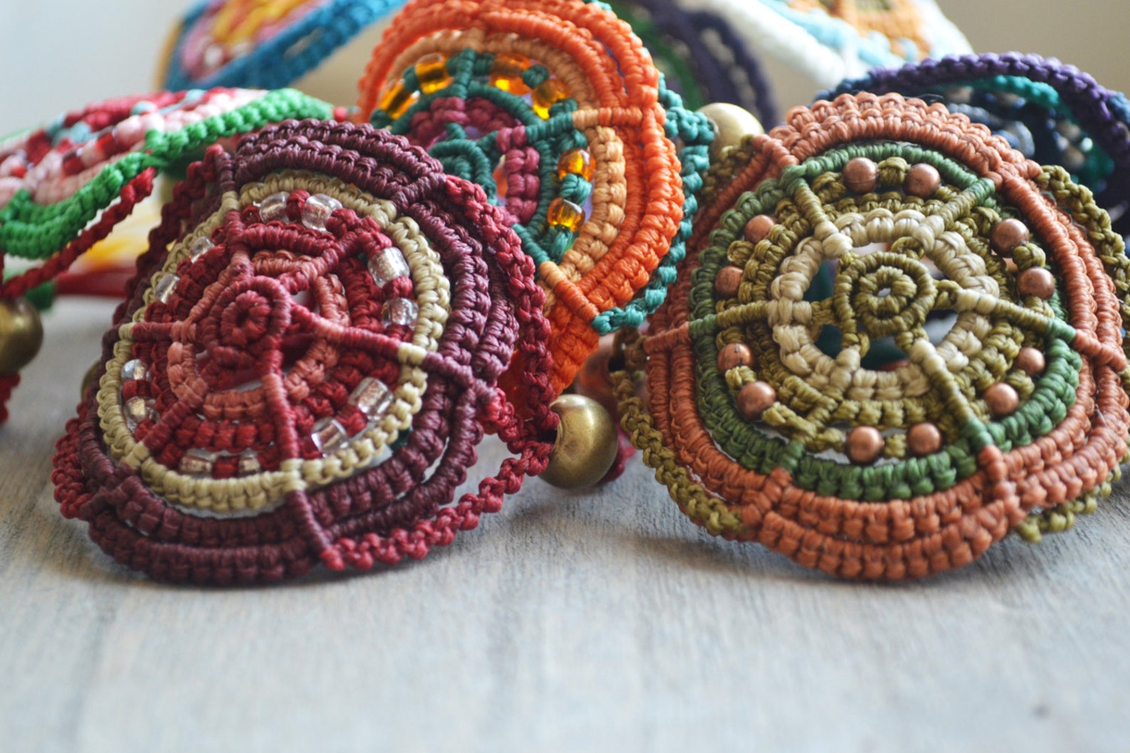 MULTICOLORED Macrame BRACELETS/ Macrame Pdf Tutorial - Etsy Australia