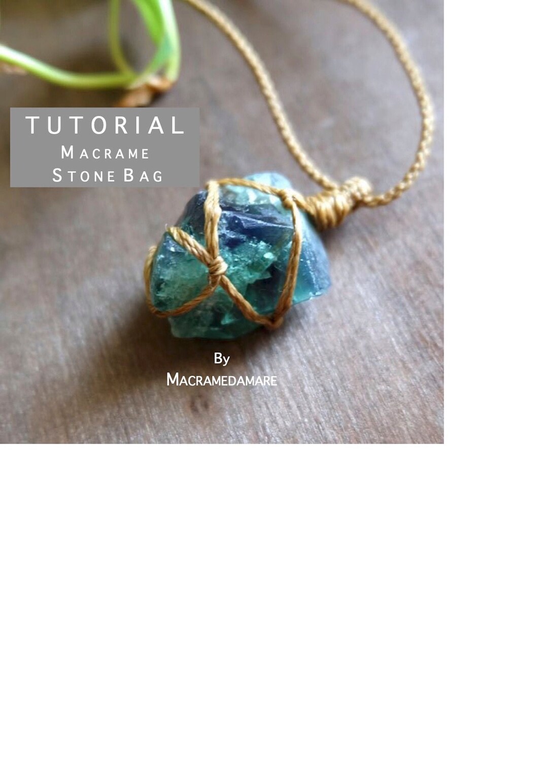 Tutorial N2 Macrame Stone Holder / Macrame Bag Stone/ Macrame Wrapping ...