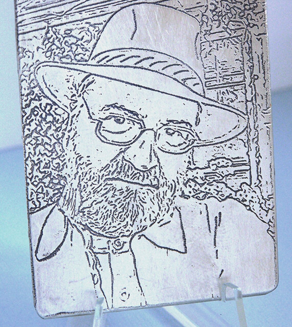 Etched Custom Photo Metal Wallet Card Your Photograph | Etsy