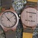 Wood Watch,personalized Wood Watch,engraved Wooden Watch for Men ...