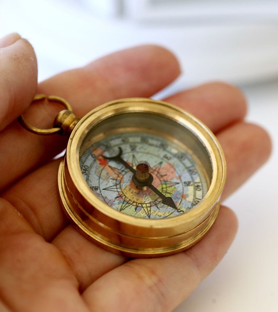 Personalized Engraved Compass Working Compass Fathers Day - Etsy