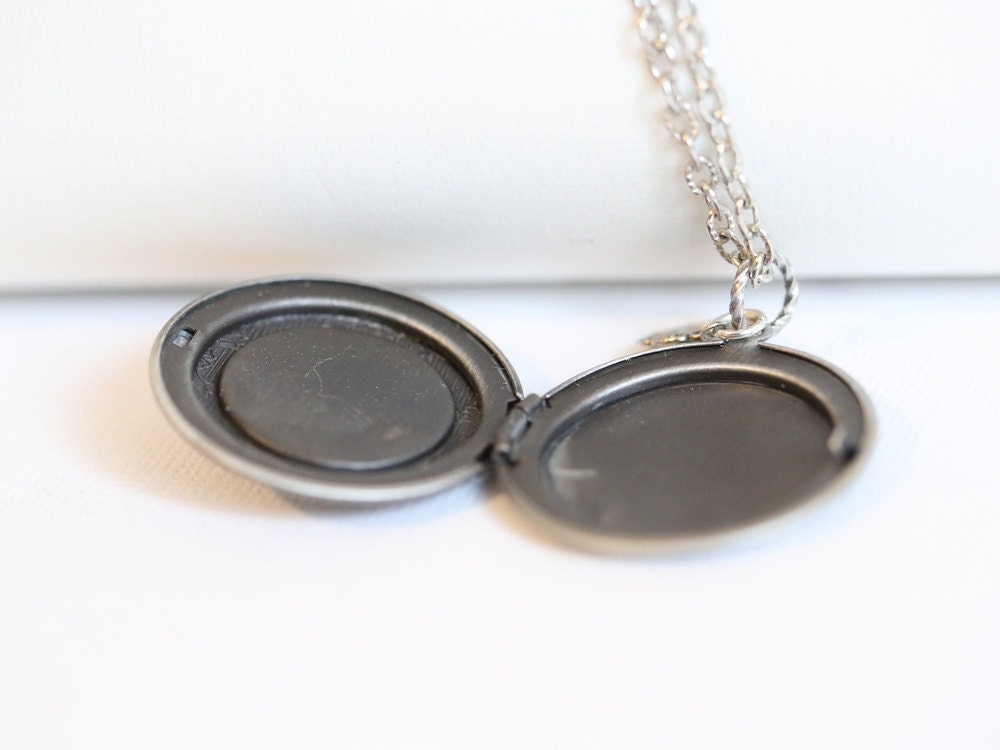 Locketelephantsilver Locketanimal Locket Antique Style | Etsy