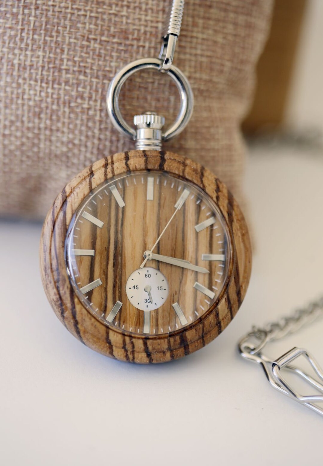 Personalized Wooden Pocket Watch Groomsmen Giftswood Pocket - Etsy
