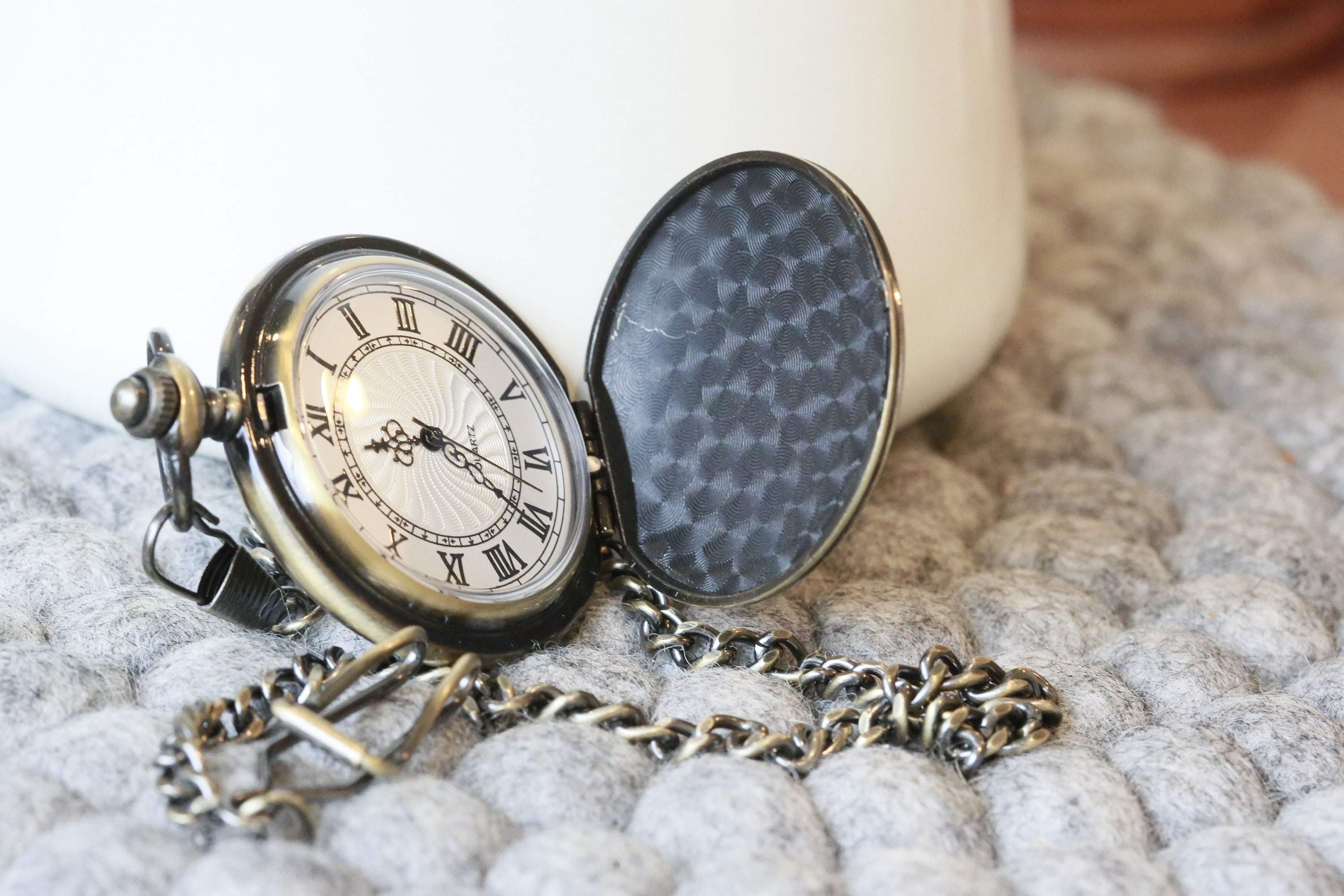 Personalized Mens Pocket Watch,quartz Pocket Watch,steampunk Pocket ...