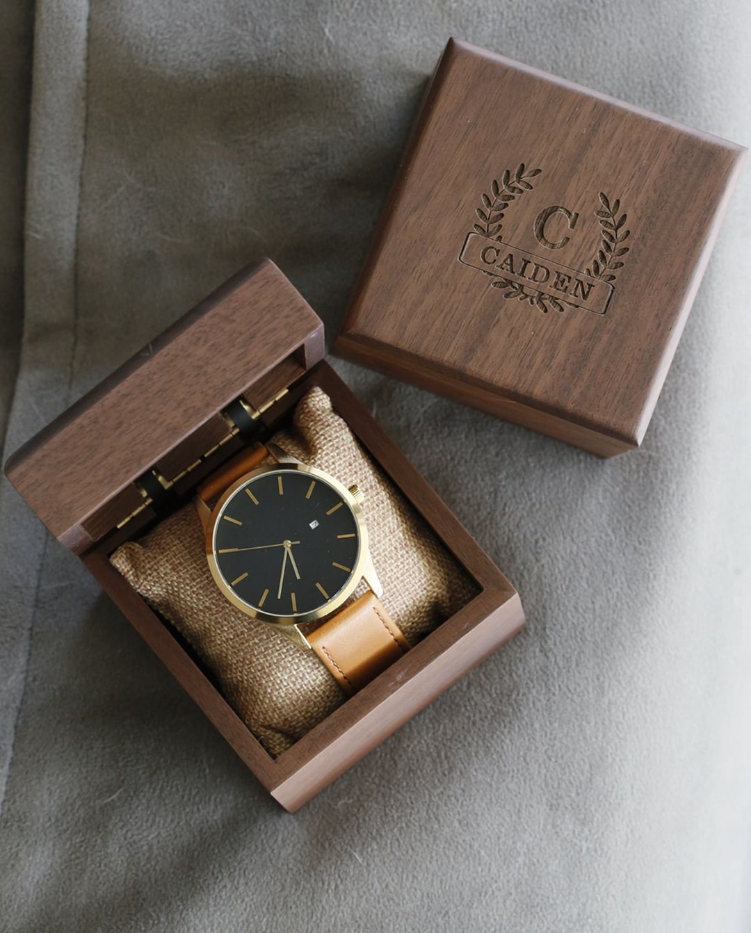 Engraved Gold Wrist Watch, Groomsmen Gifts,mens Watch,husband, Mens ...