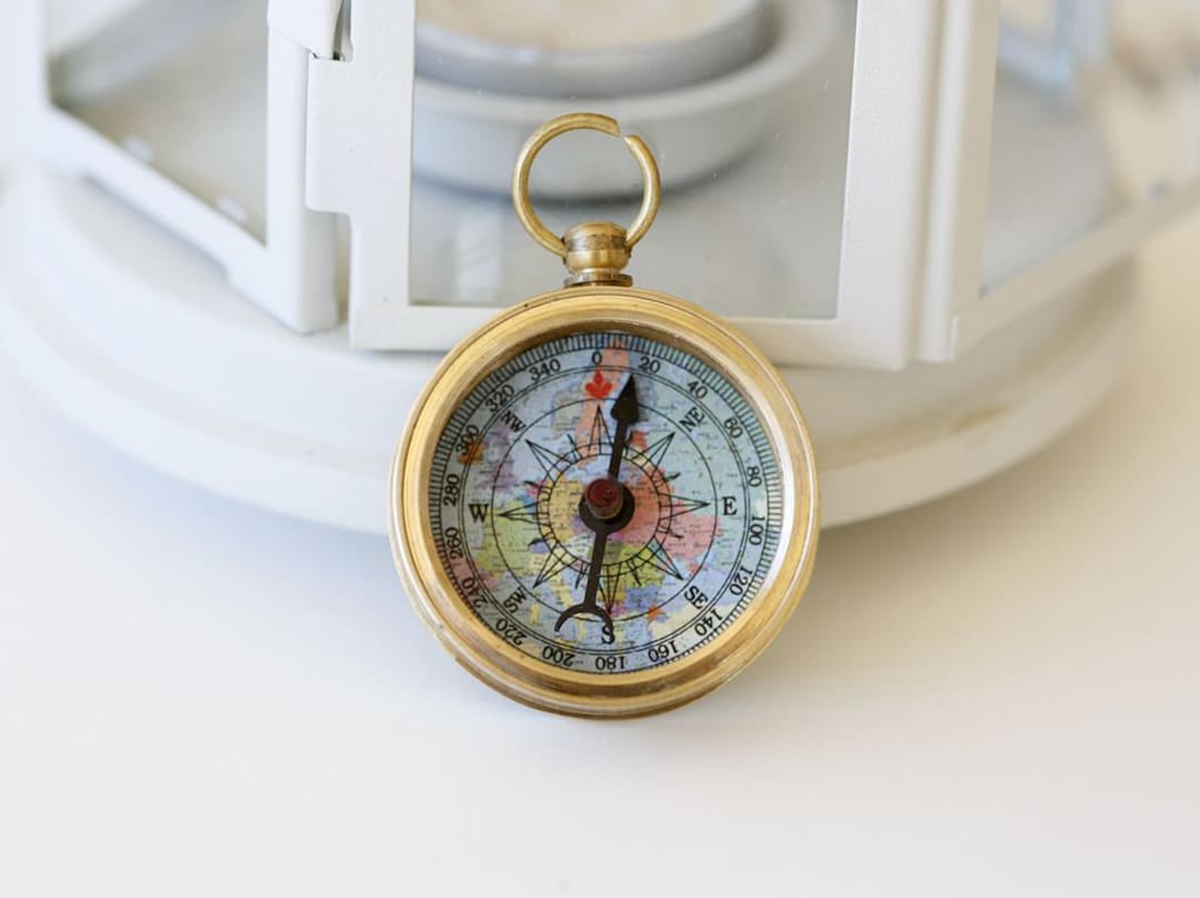 Personalized Engraved Compass, Working Compass, Fathers Day ...