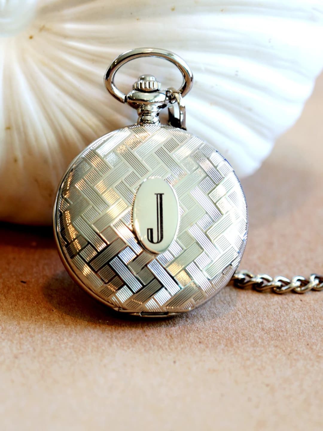 Personalized Custom Engraved Pocket Watch, Mens Shield Round Pocket ...