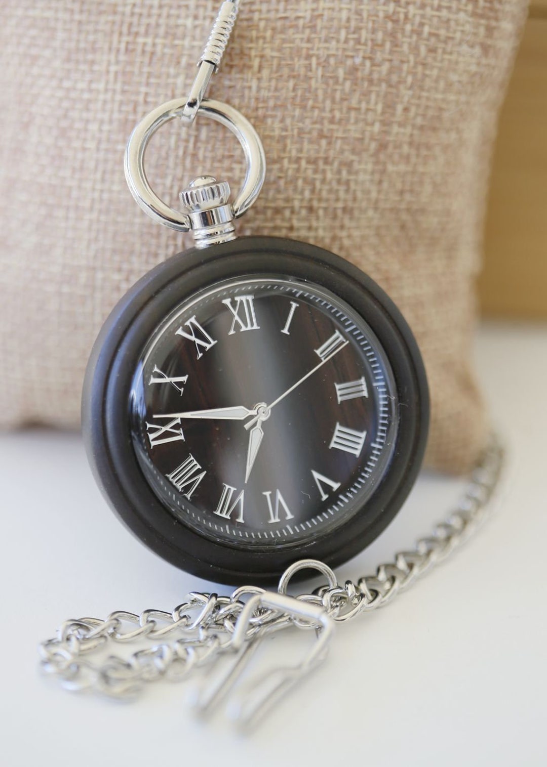 Personalized Wooden Pocket Watch, Groomsmen Gifts,wood Pocket Watch ...