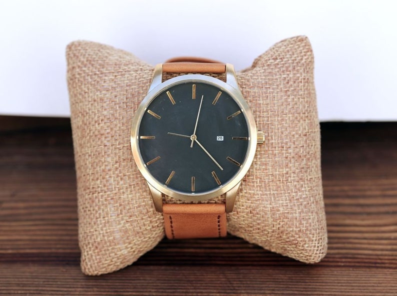 Watchcustom Engraved Personalized Mens Gold Wrist Watch - Etsy