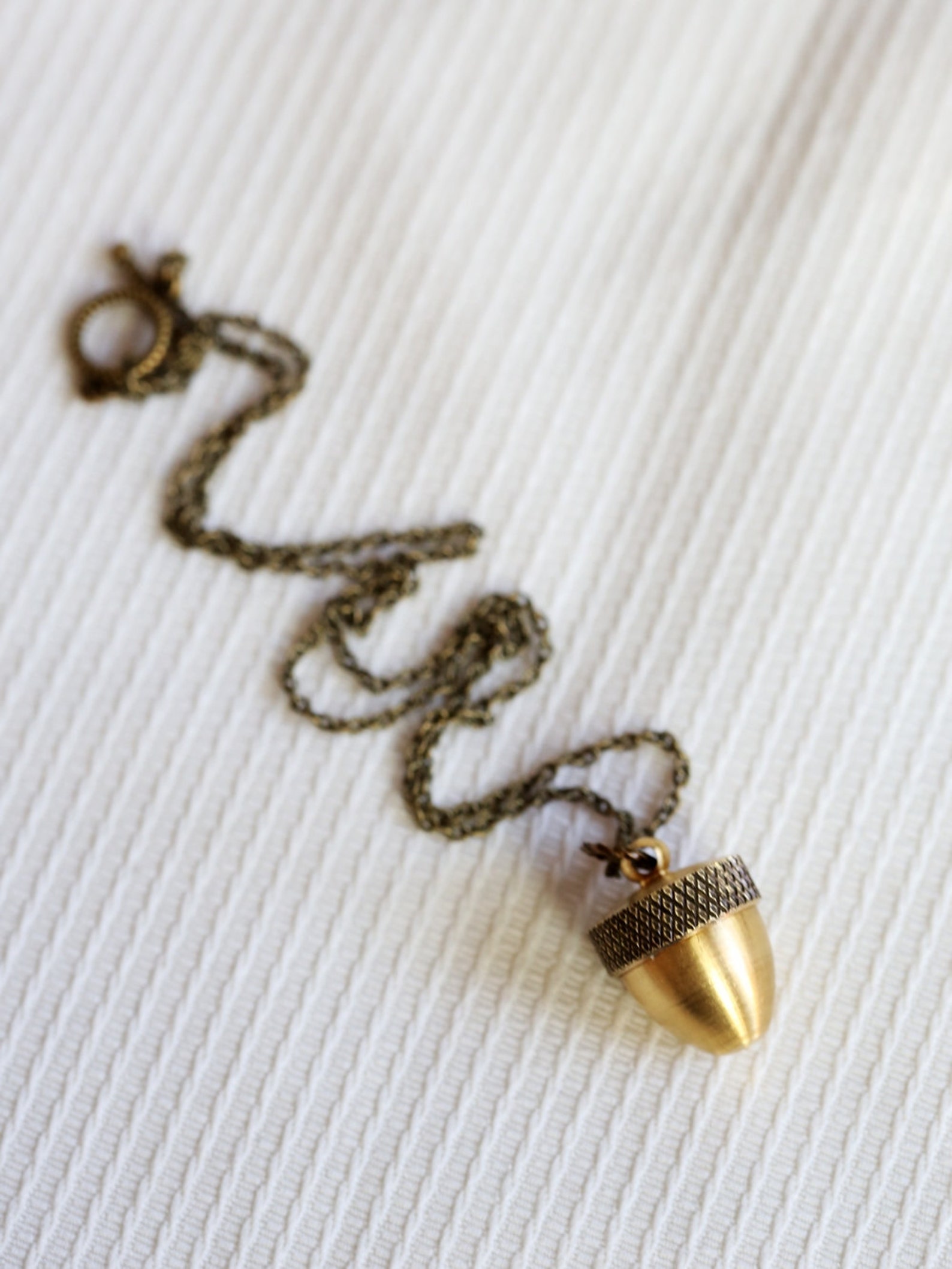 Locket Necklace, Acorn Locket,acorn Locket Gold, Acorn Pendant ...