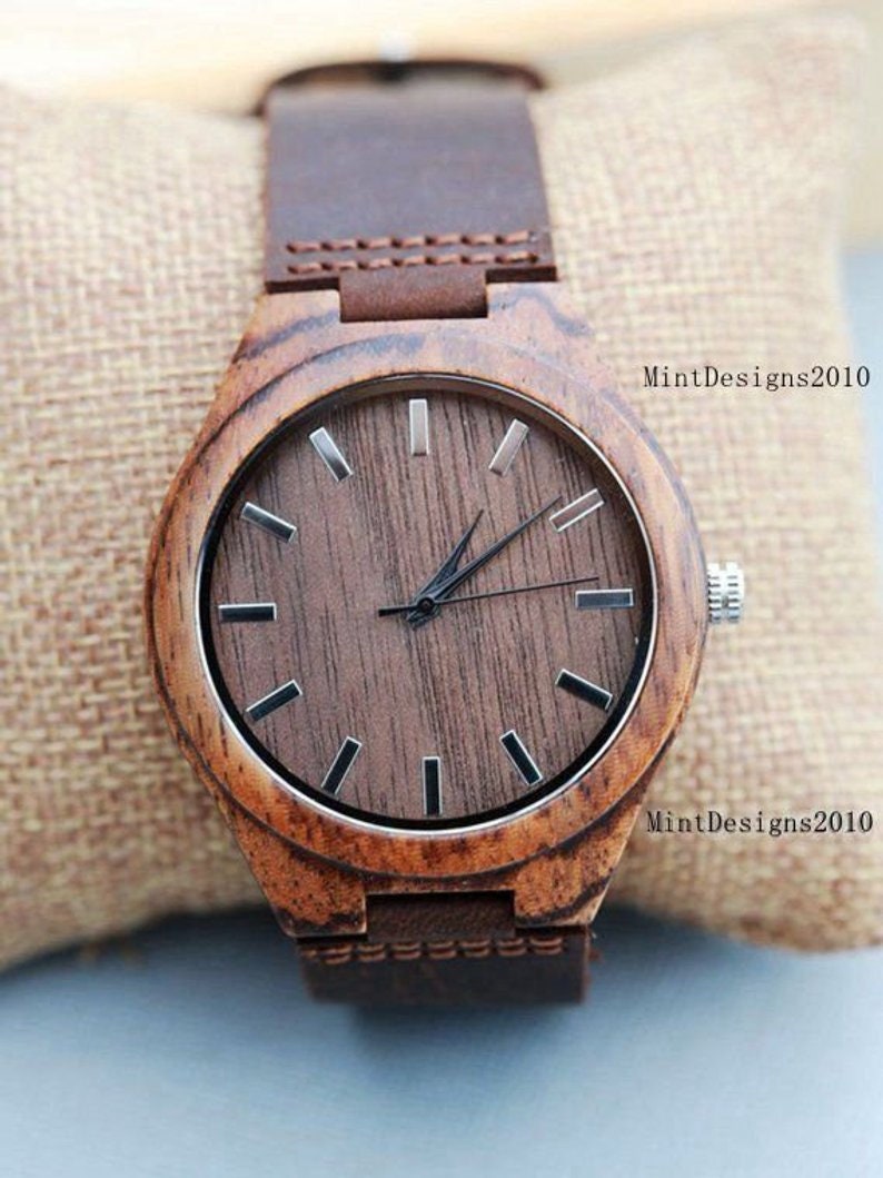 Wood watchPersonalized Wood WatchEngraved Wooden Watch for | Etsy