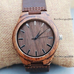 Wood Watch,personalized Wooden Watch, Personalized Wood Watch, Engraved ...