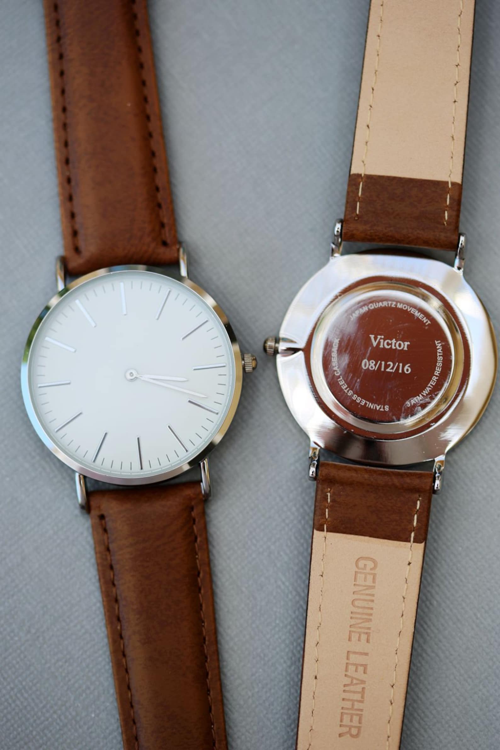 Custom Engraved Personalized Mens Wrist Watch, Groomsmen Gifts, Mens ...