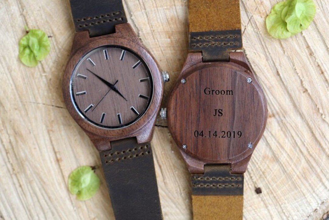 Wood Watch,personalized Wooden Watch, Personalized Wood Watch, Engraved ...