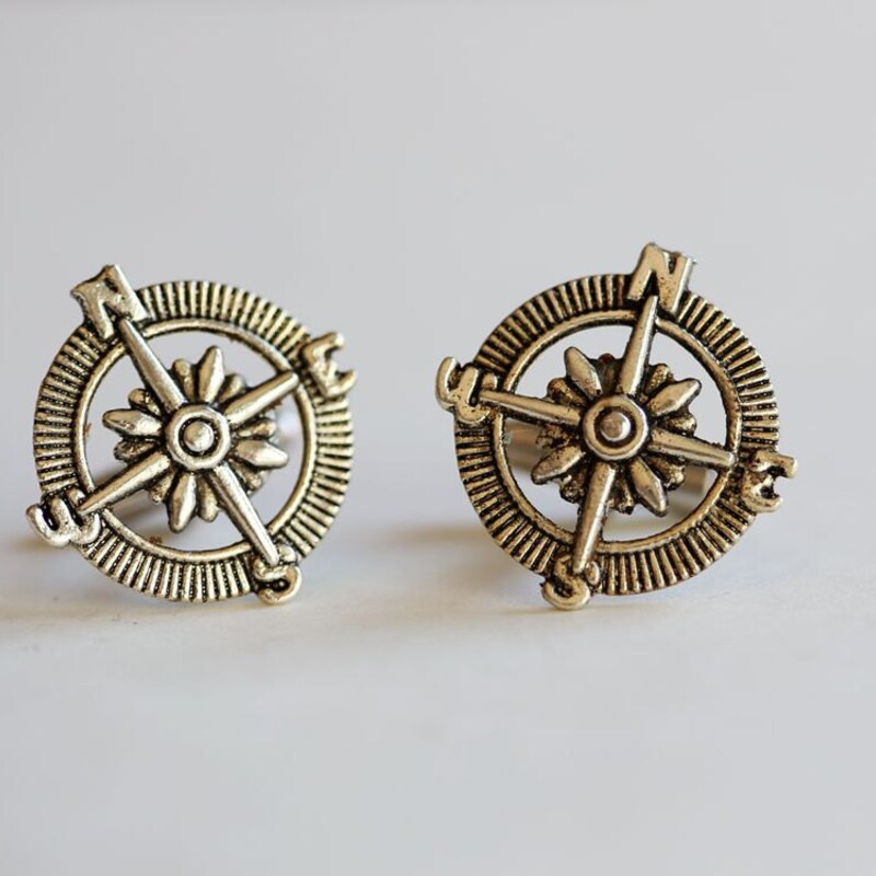Compass Cufflinks - Etsy UK