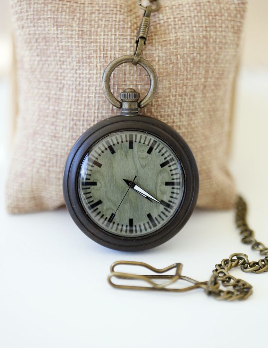 Personalized Wooden Pocket Watch Groomsmen Giftswood Pocket - Etsy