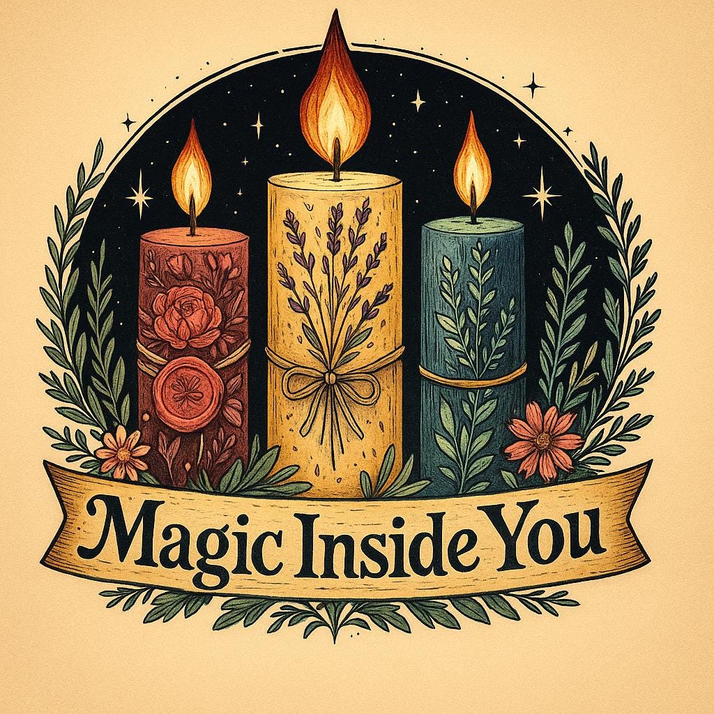 White Healing Light Candle – Herbal Ritual Candle for Spiritual Healing ...