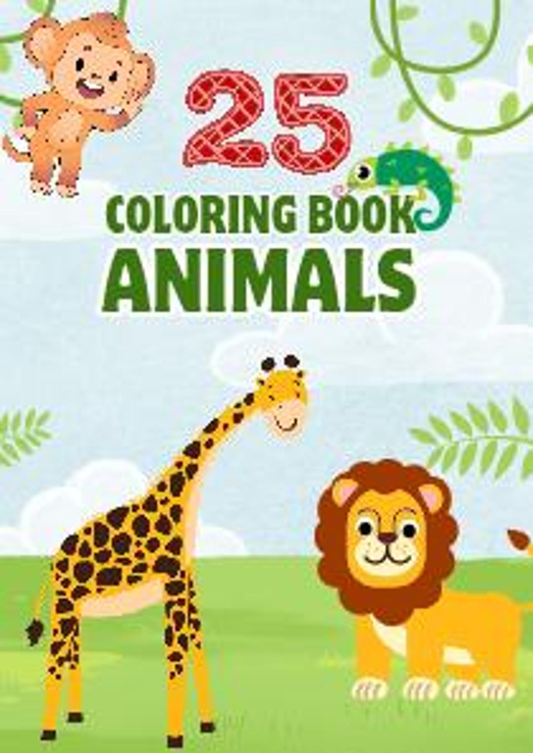 25 Cute Animal Coloring Pages for Kids – Toddler Coloring Sheets ...